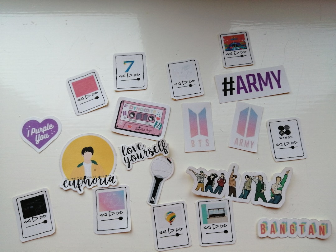 BTS Stickers With Goodies - Etsy UK