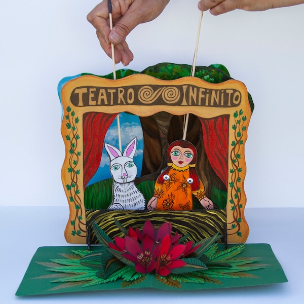 Wooden Puppet Theater - Etsy