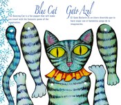 Blue Cat Printable Paper Doll - Etsy Canada