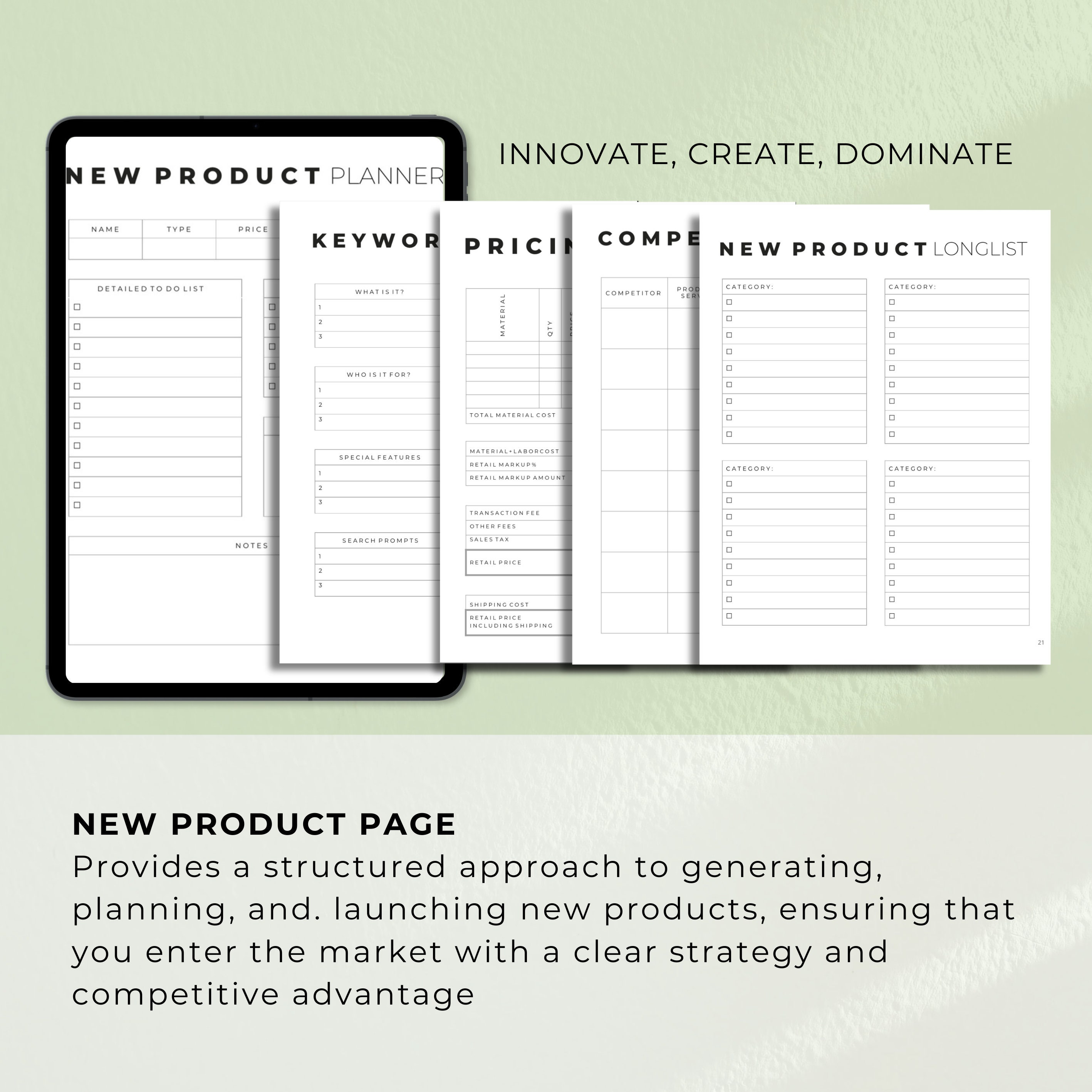 Small Business Planner Digital Download Comprehensive Startup Checklist ...