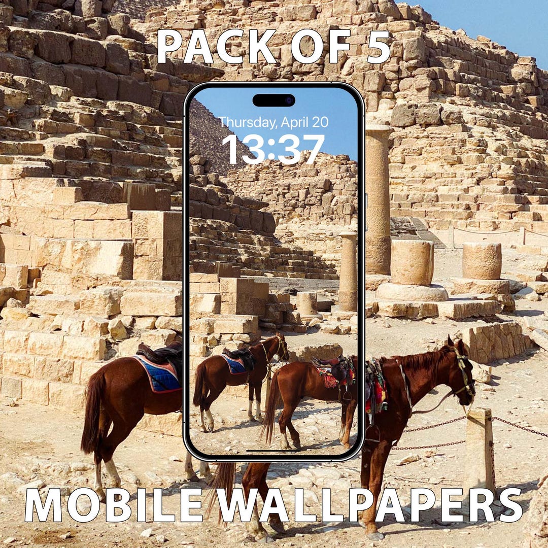 5 Pack Egypt Diverse Mobile Wallpapers | Earthy Textures | Great ...