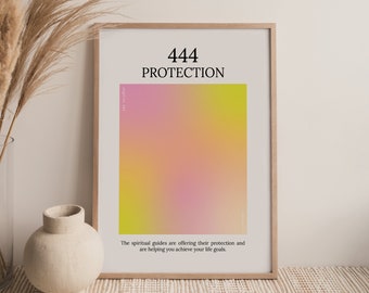 444 Aura Poster - Etsy