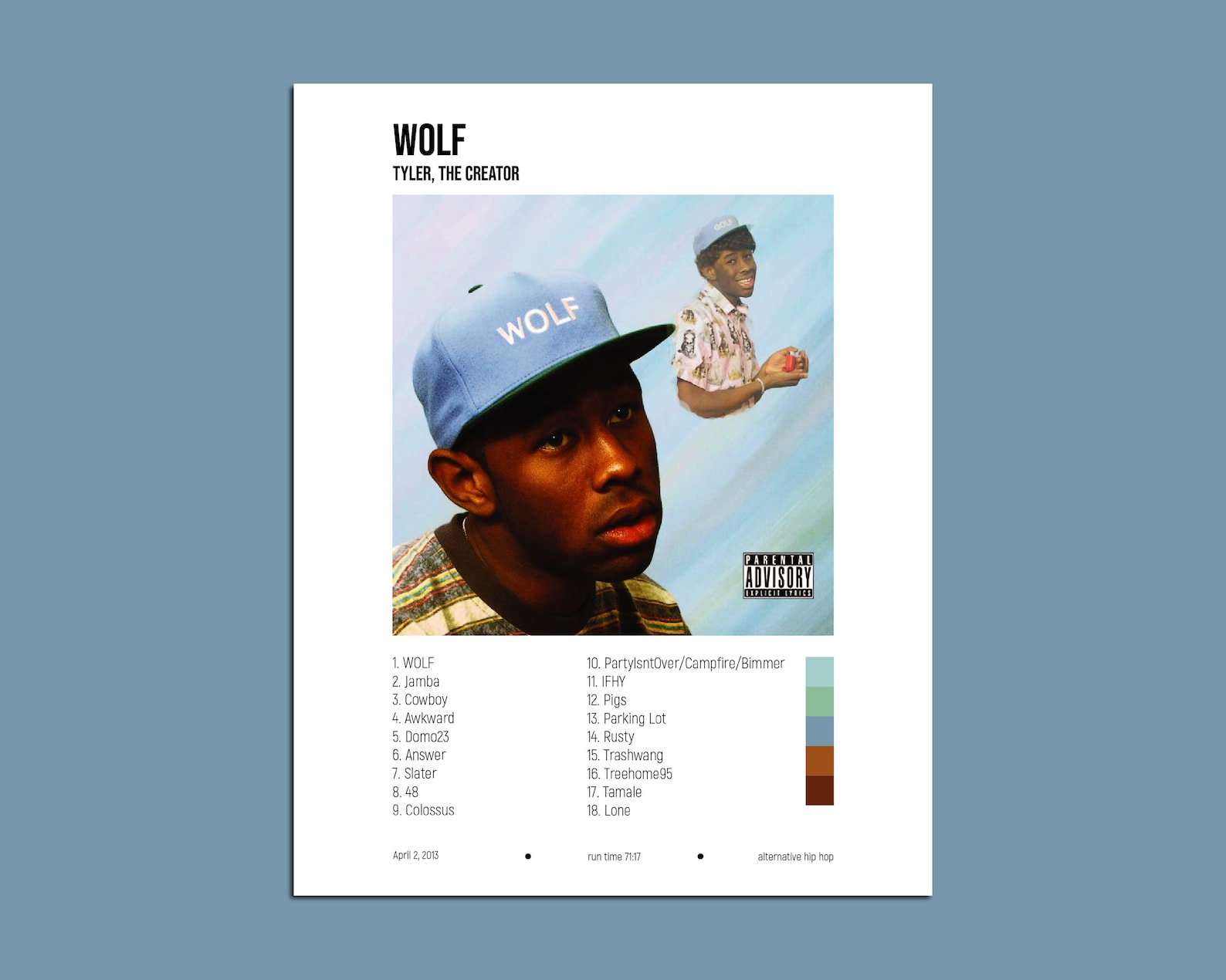 Tyler The Creator Album Poster Album Cover Poster Poster | Etsy