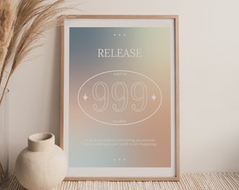 999 Aura Poster - Etsy