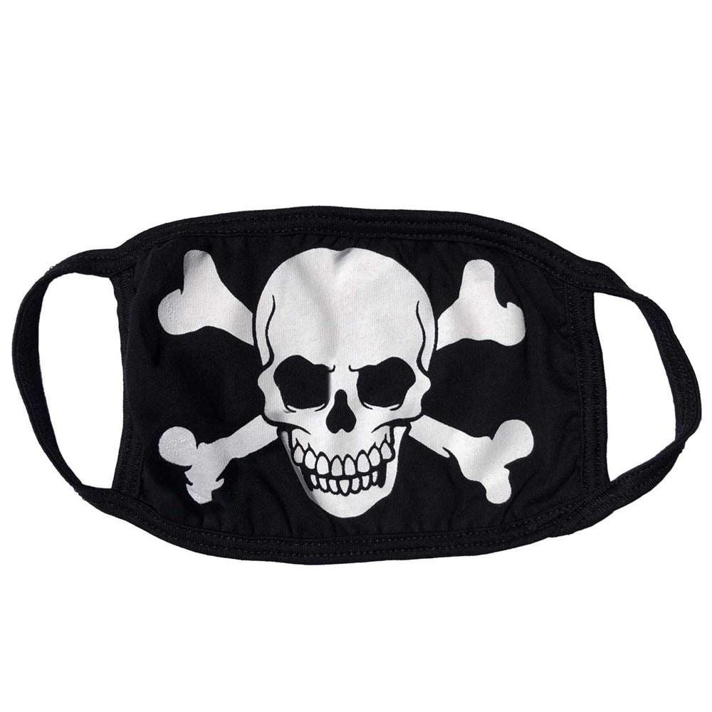 Skull and Crossbones Face Mask Horror Fashion Cover Costume - Etsy