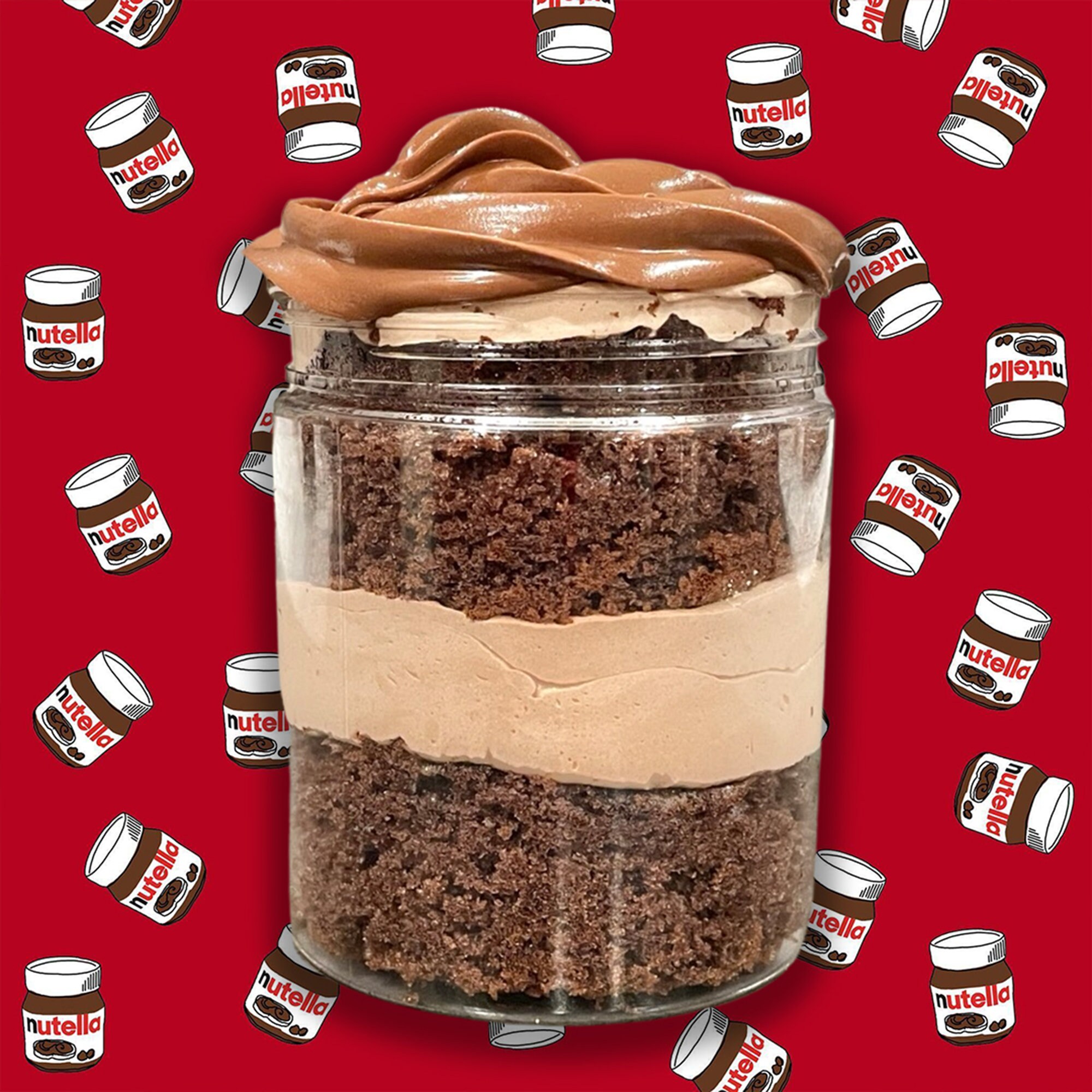 Nutella Jar Cake