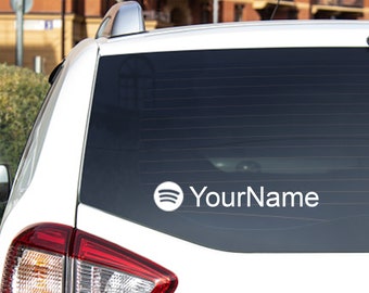 Spotify Car Decal - Etsy