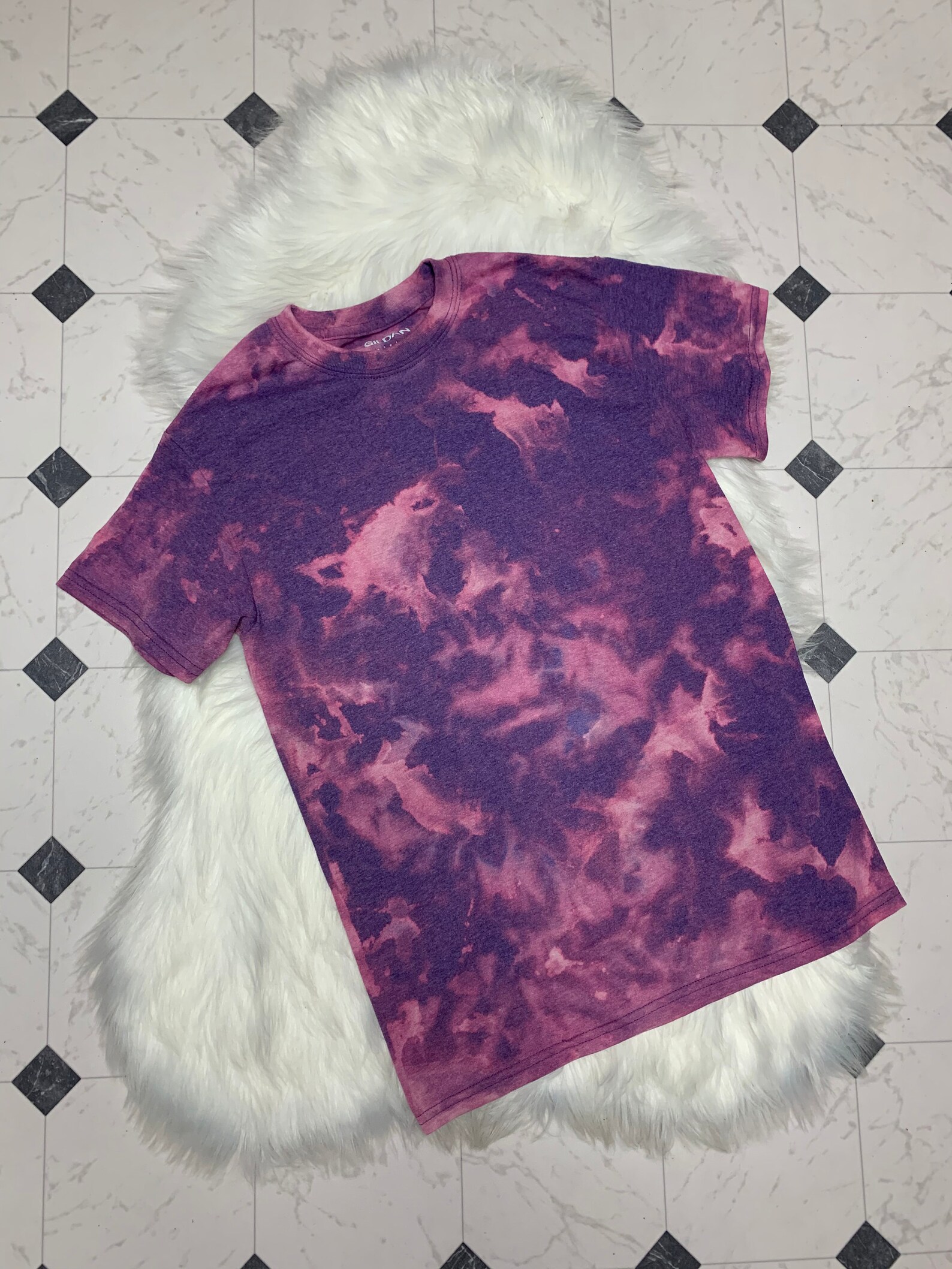 Purple Acid Wash Tshirt - Etsy