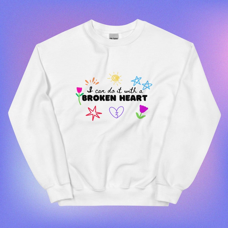 TTPD I Can Do It With a Broken Heart TS Crewneck - Etsy