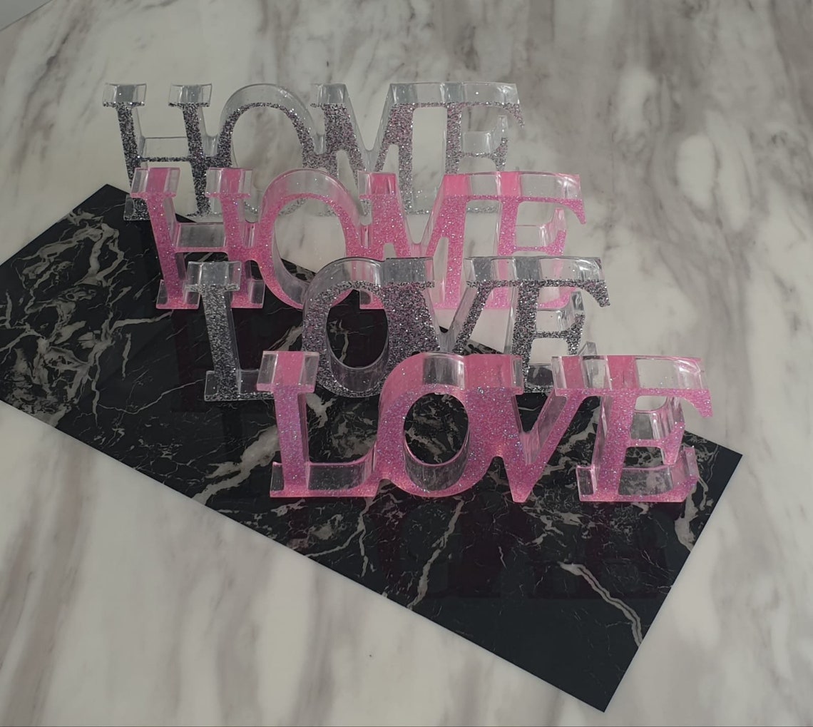 Handmade Love Decor Resin - Etsy