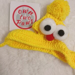 Puppet Themed Hats in 3 Colors Red, Blue, or Yellow (cat Accessories ...