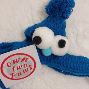 Puppet Themed Hats in 3 Colors Red, Blue, or Yellow (cat Accessories ...