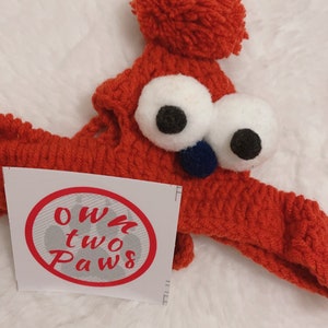 Puppet Themed Hats in 3 Colors Red, Blue, or Yellow (cat Accessories ...