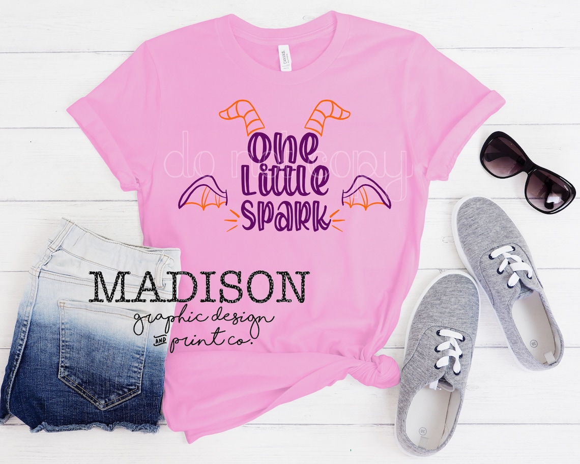 One Little Spark Figment Dragon Epcot SVG PNG JPEG - Etsy