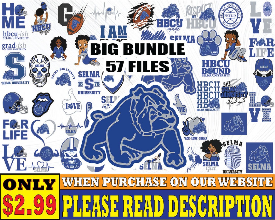 Selma College Svg HBCU Svg Collections HBCU Svg Football - Etsy