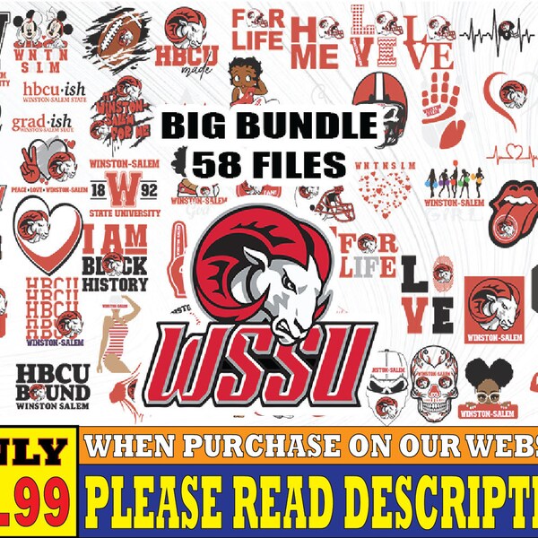 Winston Salem State University Svg - Etsy