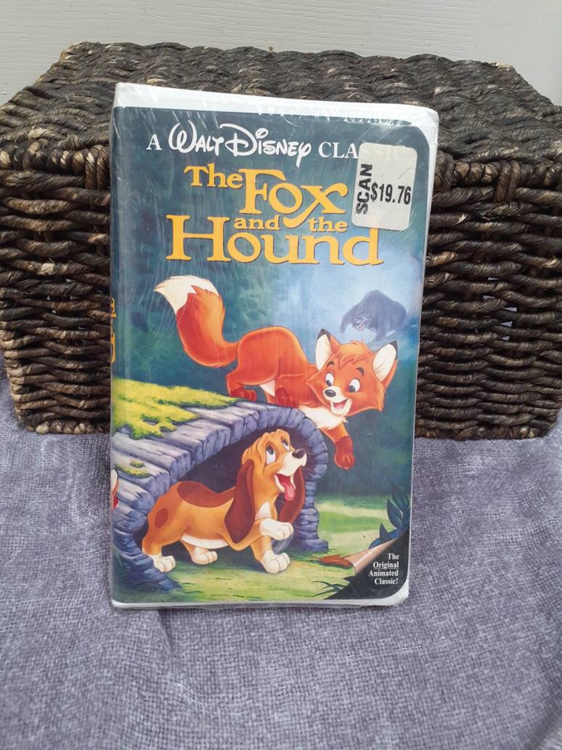The Fox and the Hound VHS Very Rare 2041 original package | Etsy