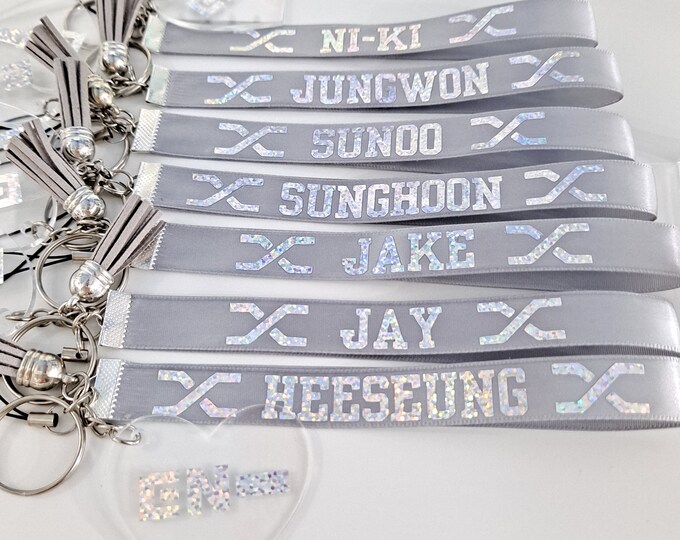 Enhypen Kpop Keychain Custom - Sunghoon - Jay - Niki - Jake - Heesung ...