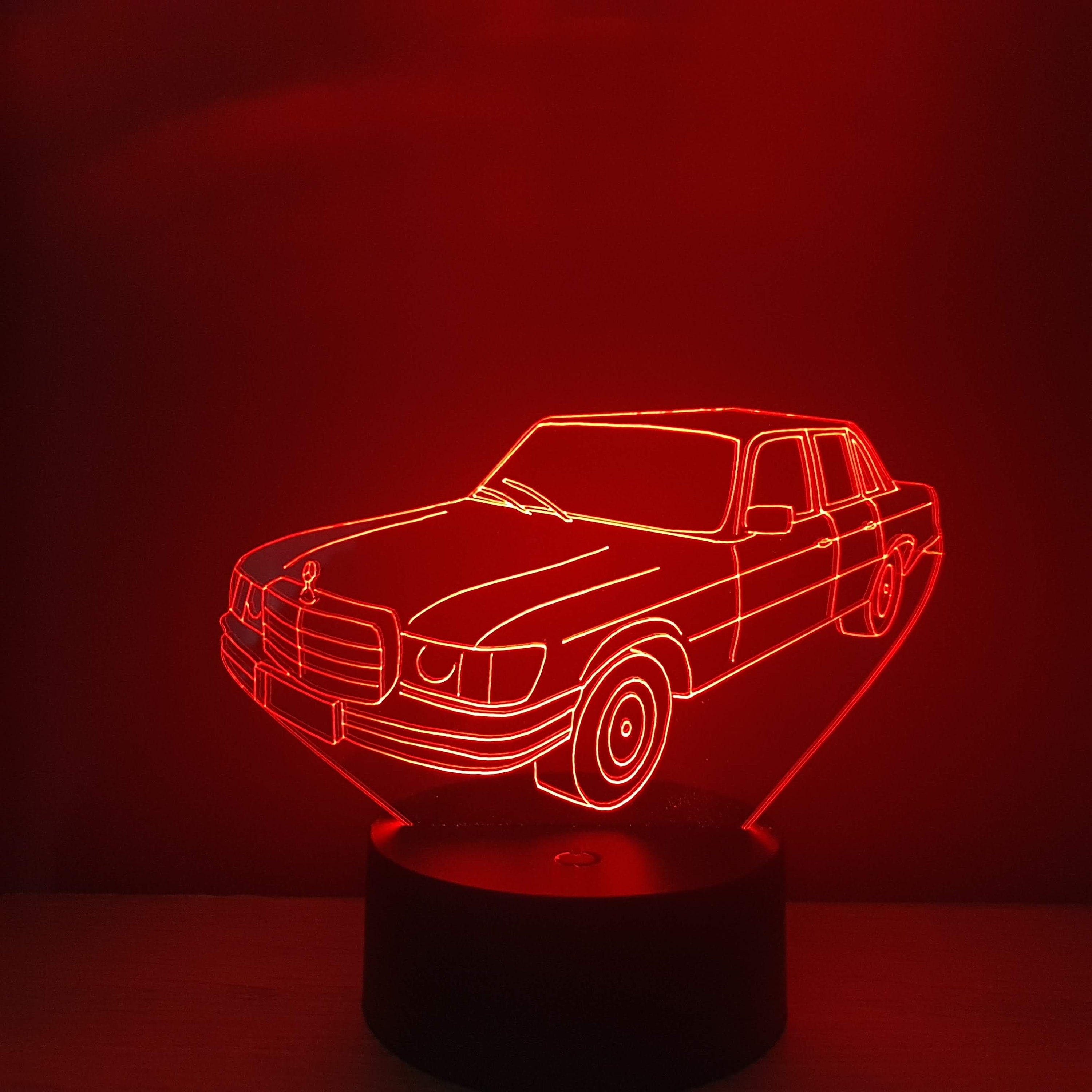 Mercedes-benz W116 LED Lamp, 16 Color Light, Customizable Car ...