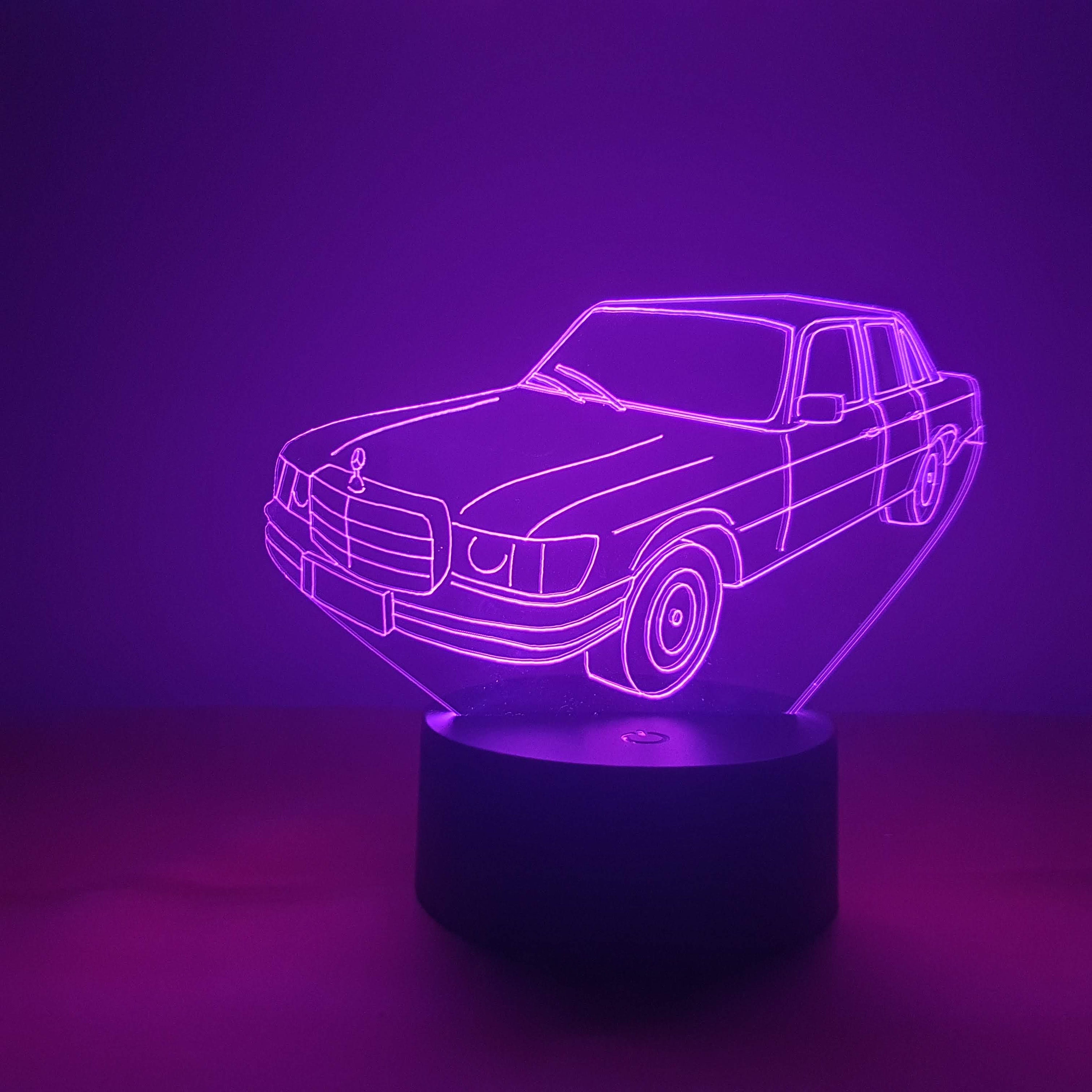 Mercedes-benz W116 LED Lamp, 16 Color Light, Customizable Car ...