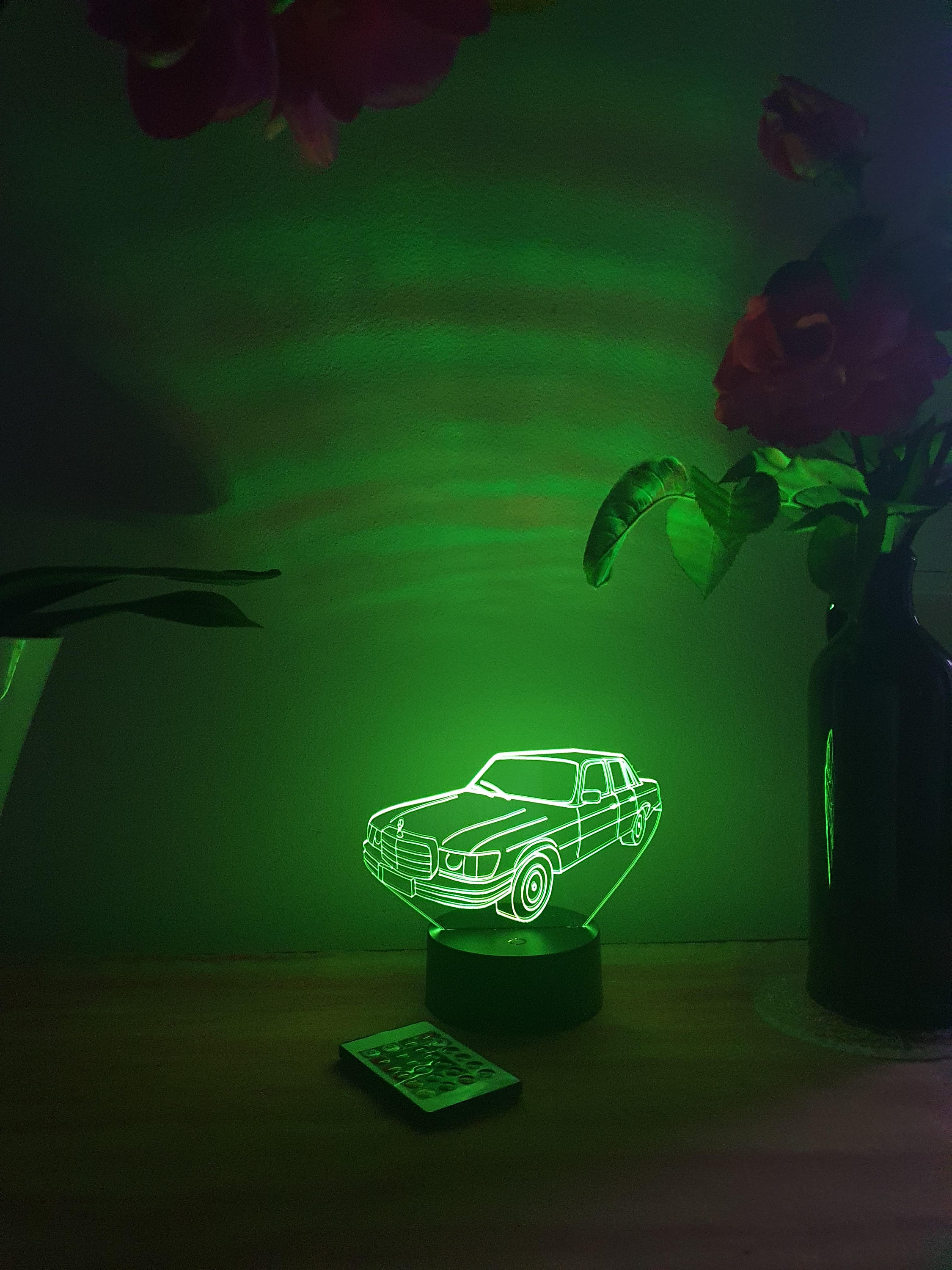 Mercedes-benz W116 LED Lamp, 16 Color Light, Customizable Car ...