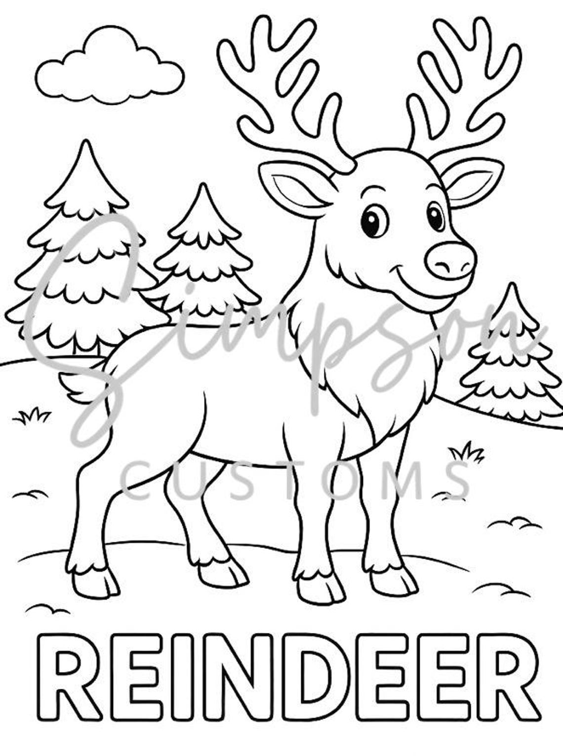 Farm Animal Coloring Pages for Kids | Digital Download | Preschool ...