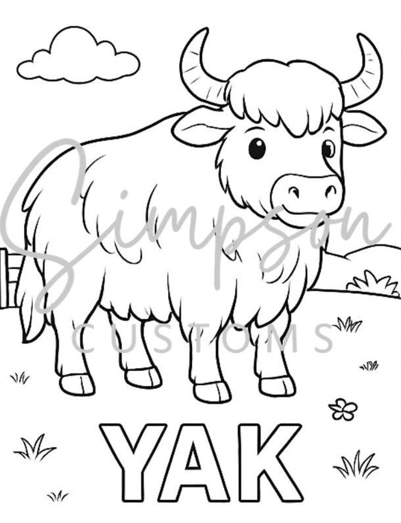 Farm Animal Coloring Pages for Kids | Toddler & Preschool Activity ...