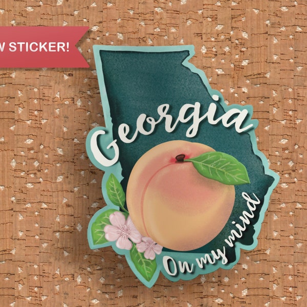Georgia State Decal - Etsy