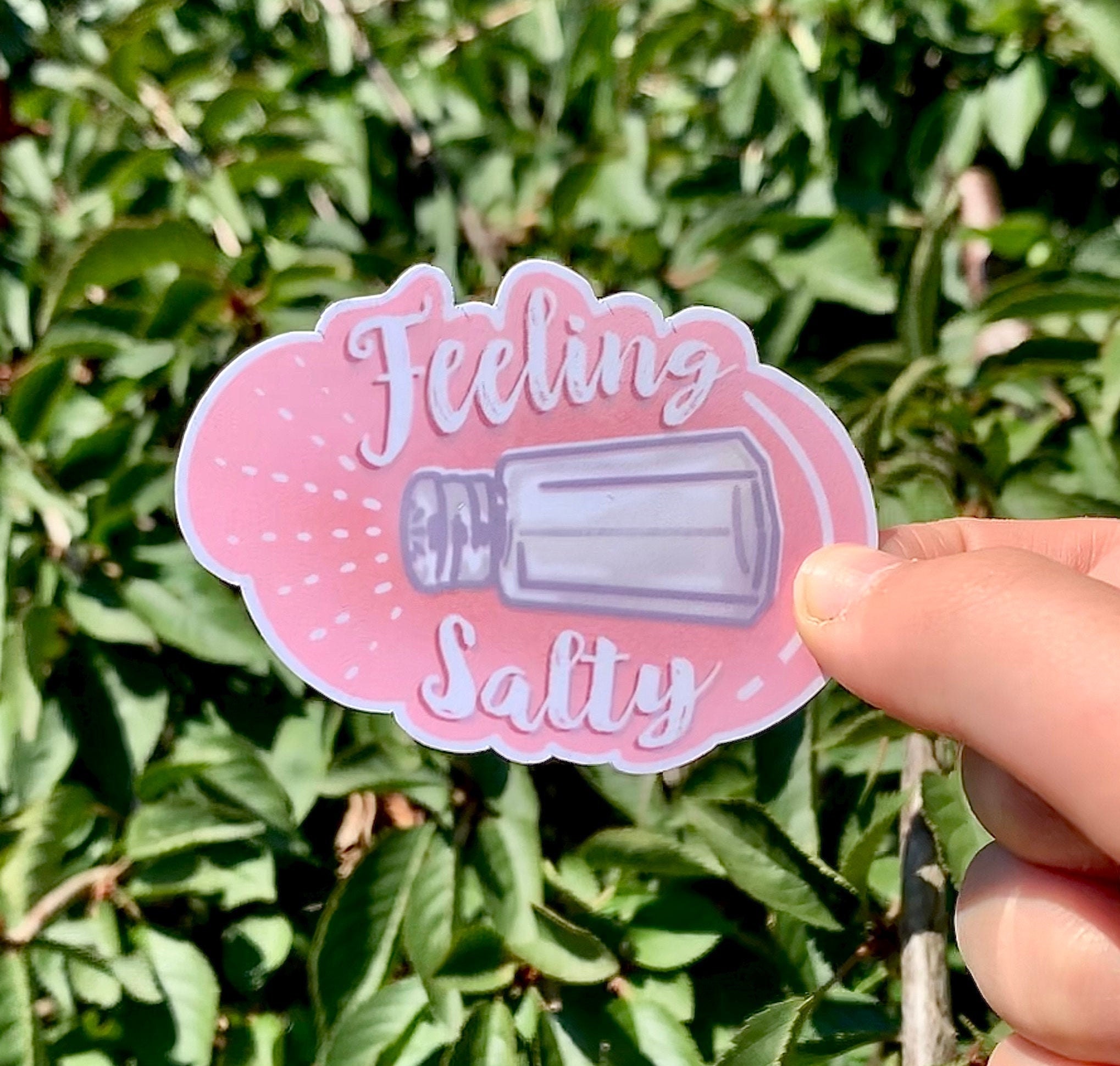 Feeling Salty Feeling Salty Sticker Vinyl Sticker Cute - Etsy