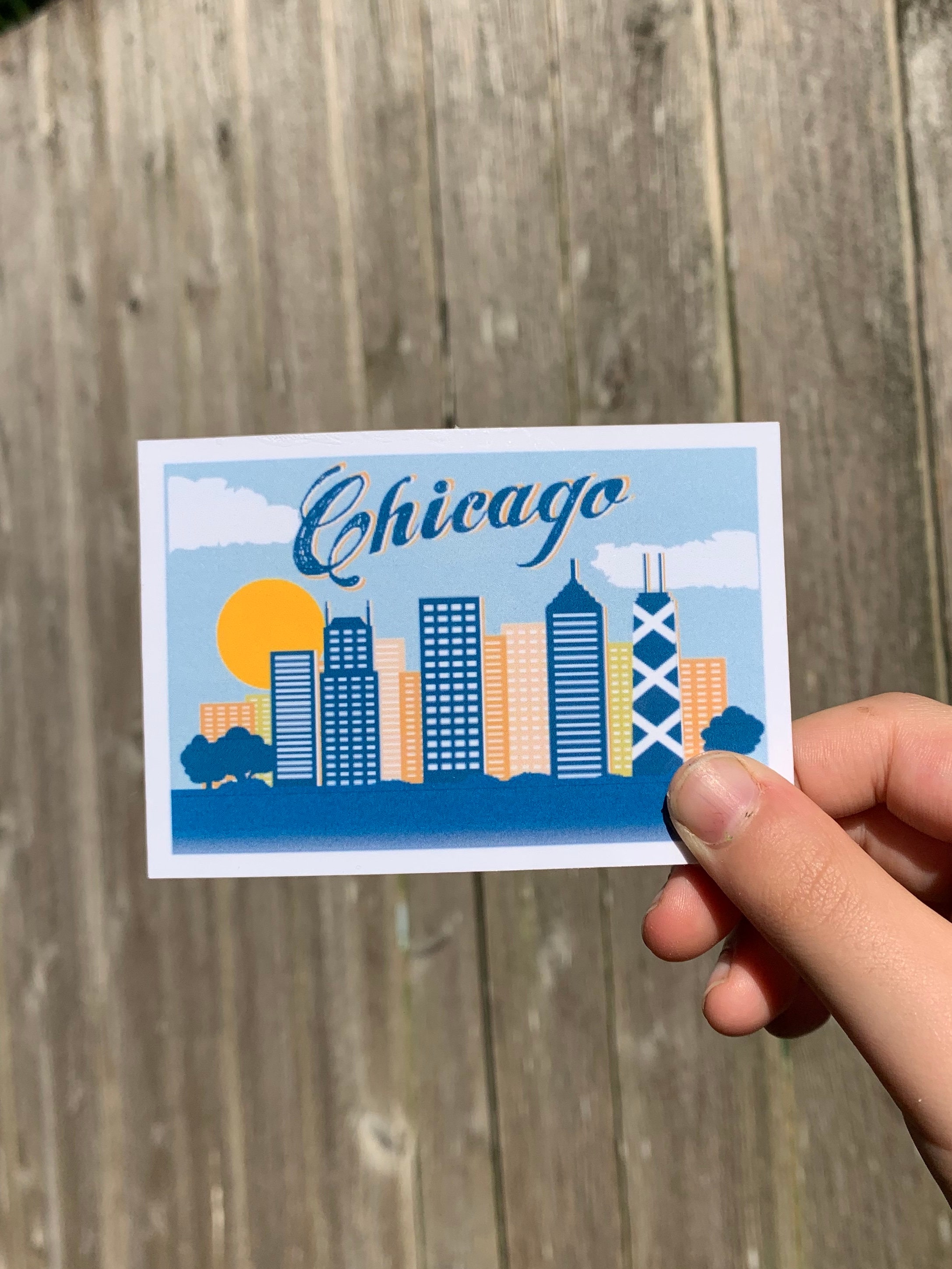 Chi Town | Chicago Sticker | Vinyl Sticker | Cute Stickers | Water ...