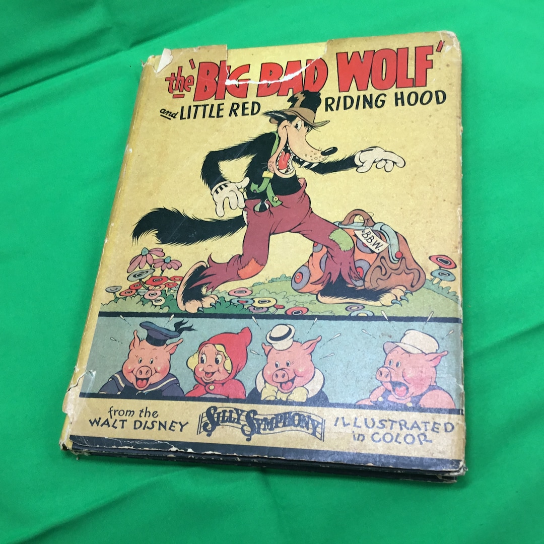 The Big Bad Wolf and Three Little Pigs First Edition Hardcover Book ...