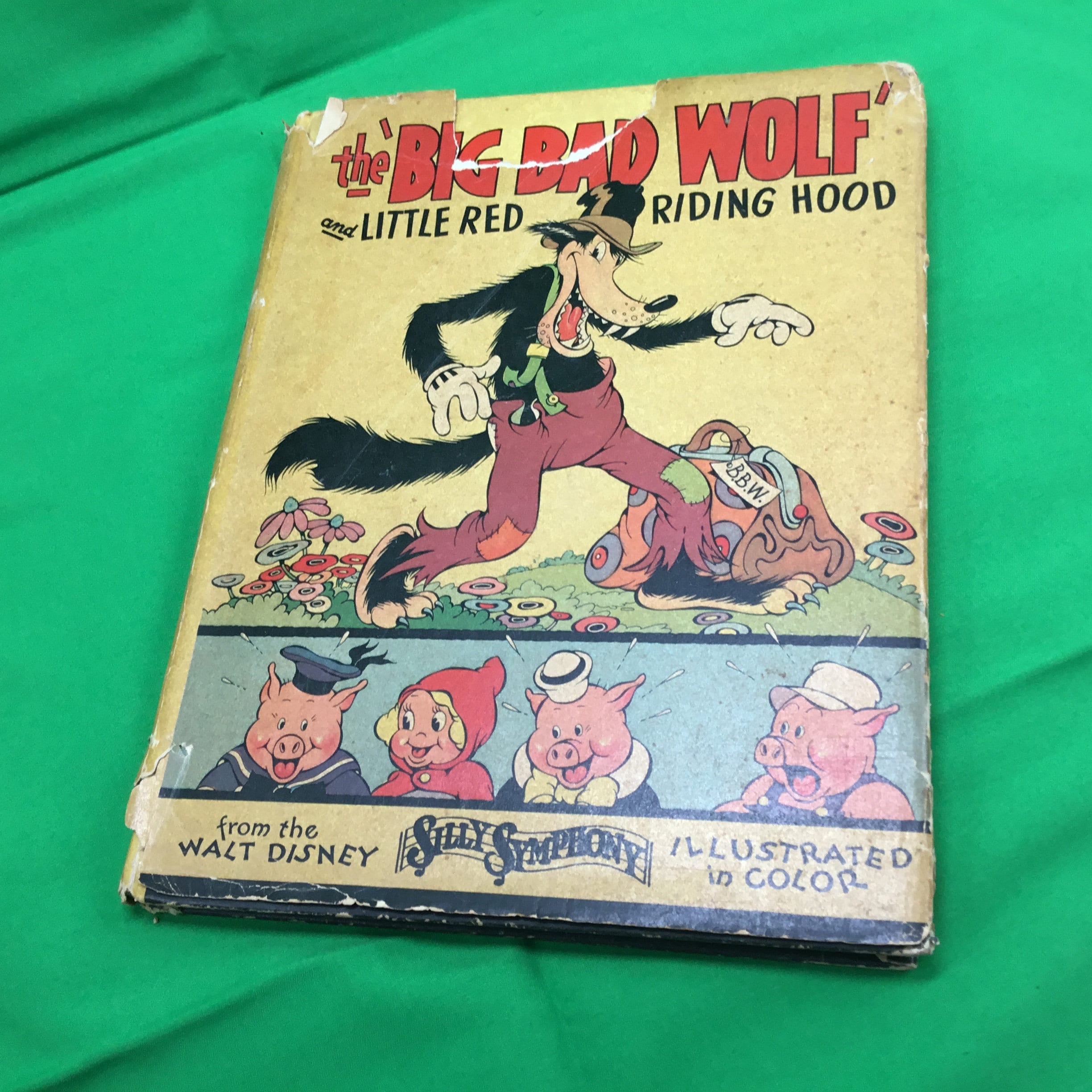 The Big Bad Wolf and Three Little Pigs First Edition Hardcover Book ...