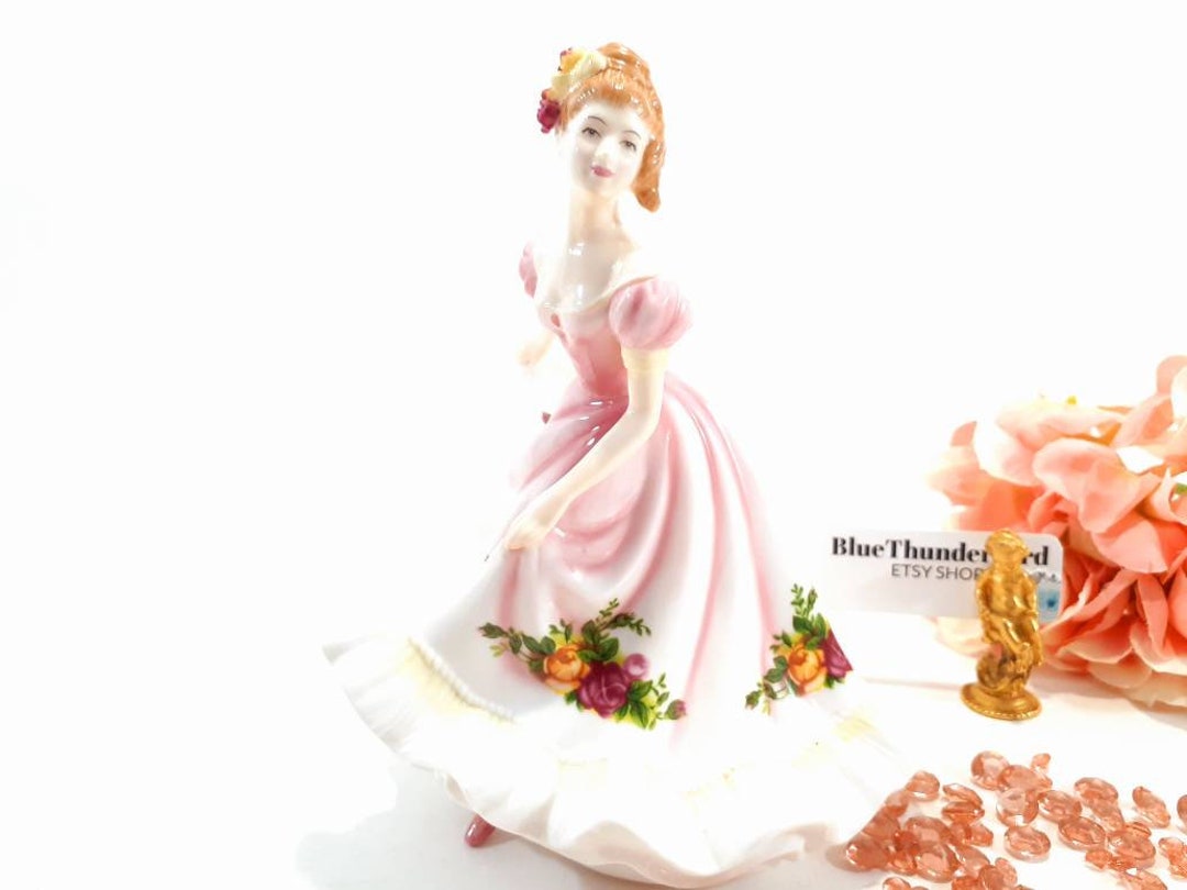 Rare!royal Albert Old Country Roses Flowers of Love Lady Figurine ...