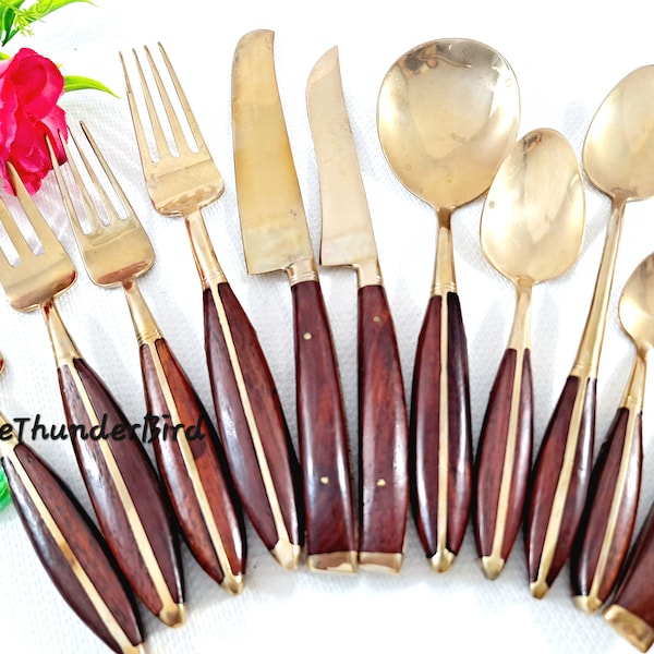 Brass Flatware - Etsy