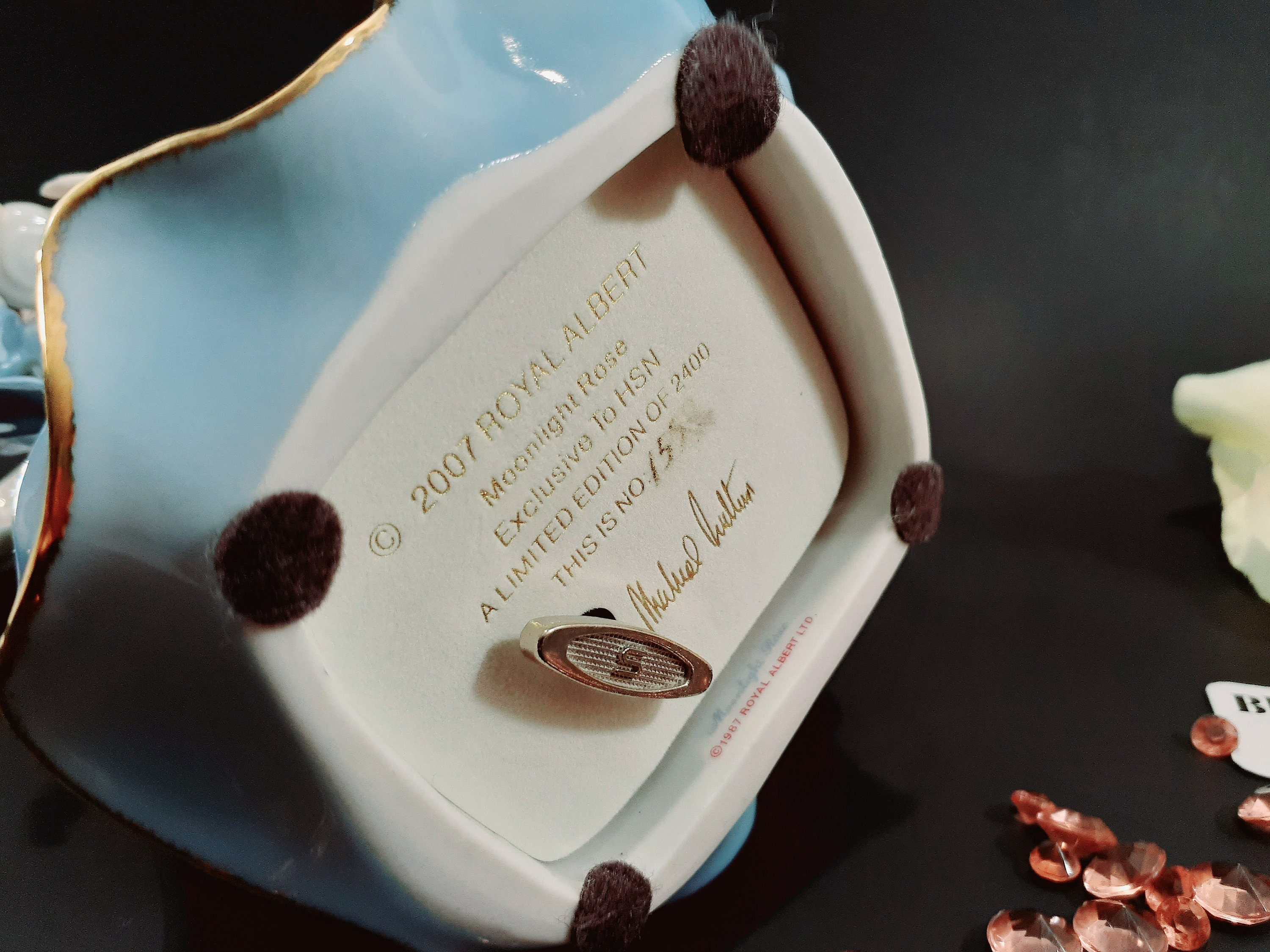 Royal Albert Moonlight Rose Angel Figurine Collectable Roses Michael ...