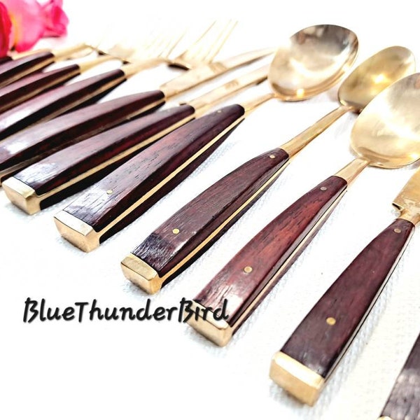 Brass Flatware - Etsy