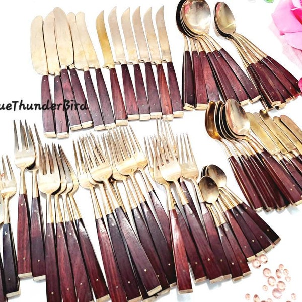 Brass Flatware - Etsy