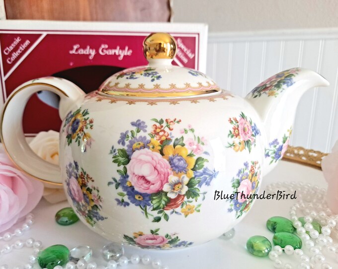 New!royal Albert Lady Carlyle Tea Pot Classic I Teapot Collectors ...