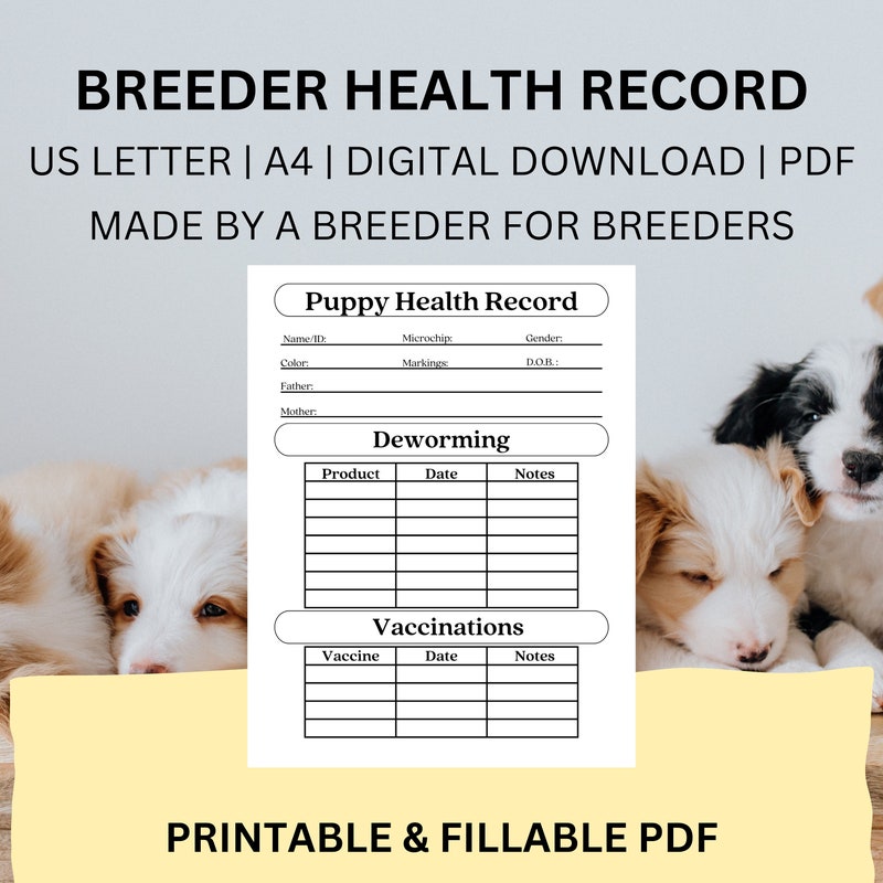 Dog Shot Record - Etsy