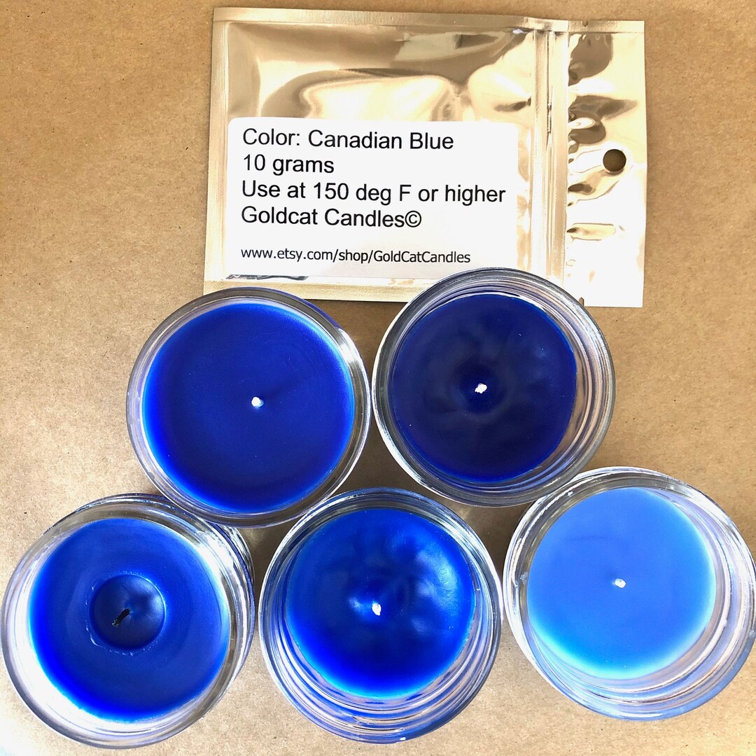 Canadian Blue Candle Color Concentrate Powder for Coloring Wax - Etsy