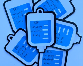Nursing Student Tears Sticker - Etsy