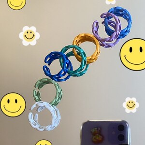 Adjustable Chain Link Rings - Etsy