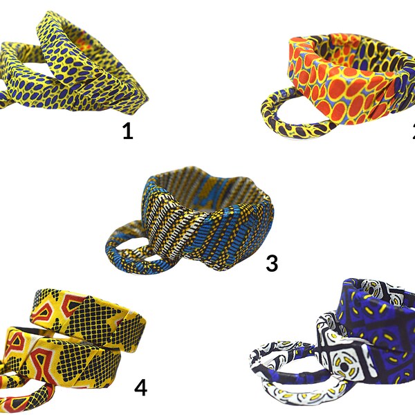 Ankara Bangles - Etsy