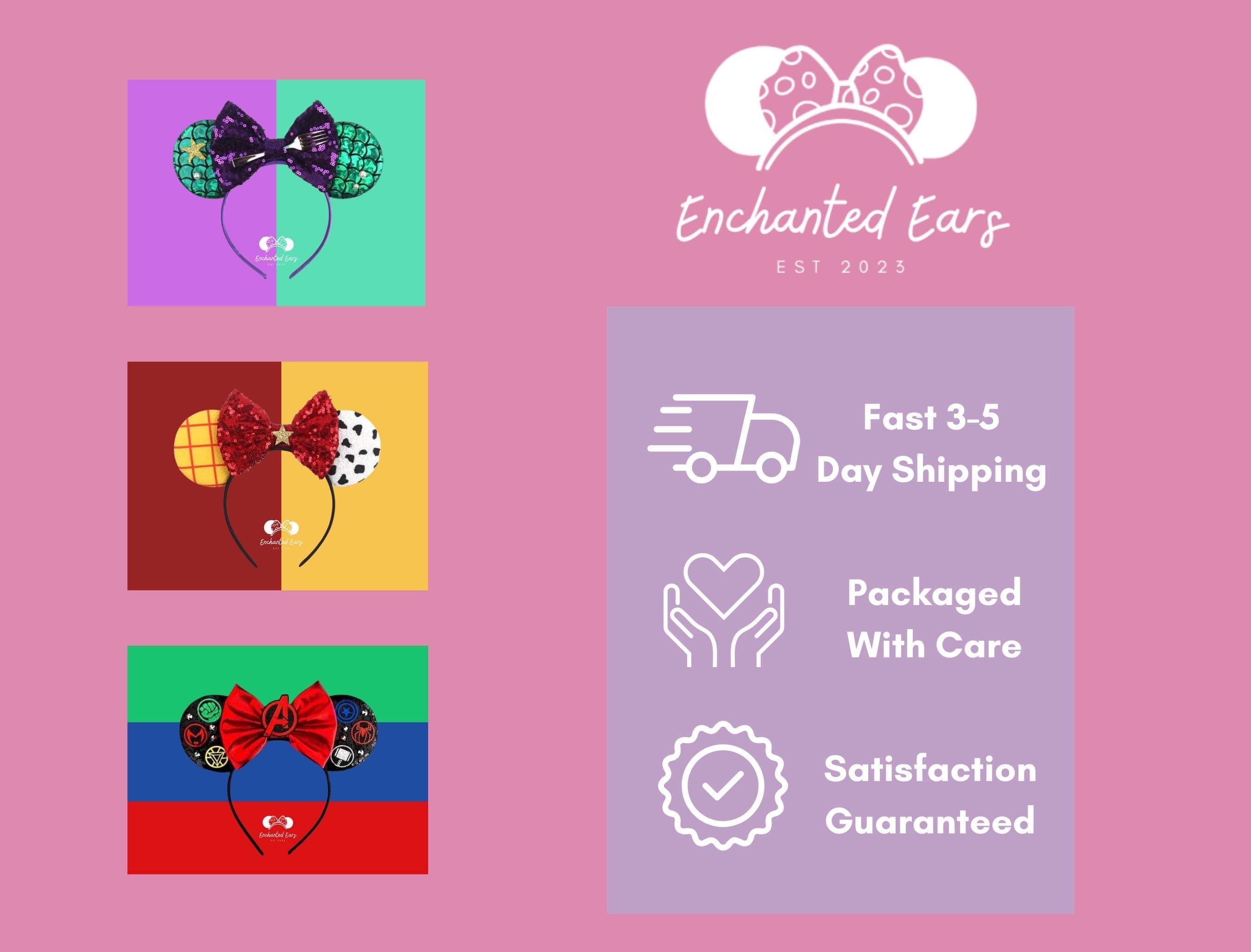 Stitch INSPIRED Lilo and Stitch Mouse Ears Mickey Mouse - Etsy UK