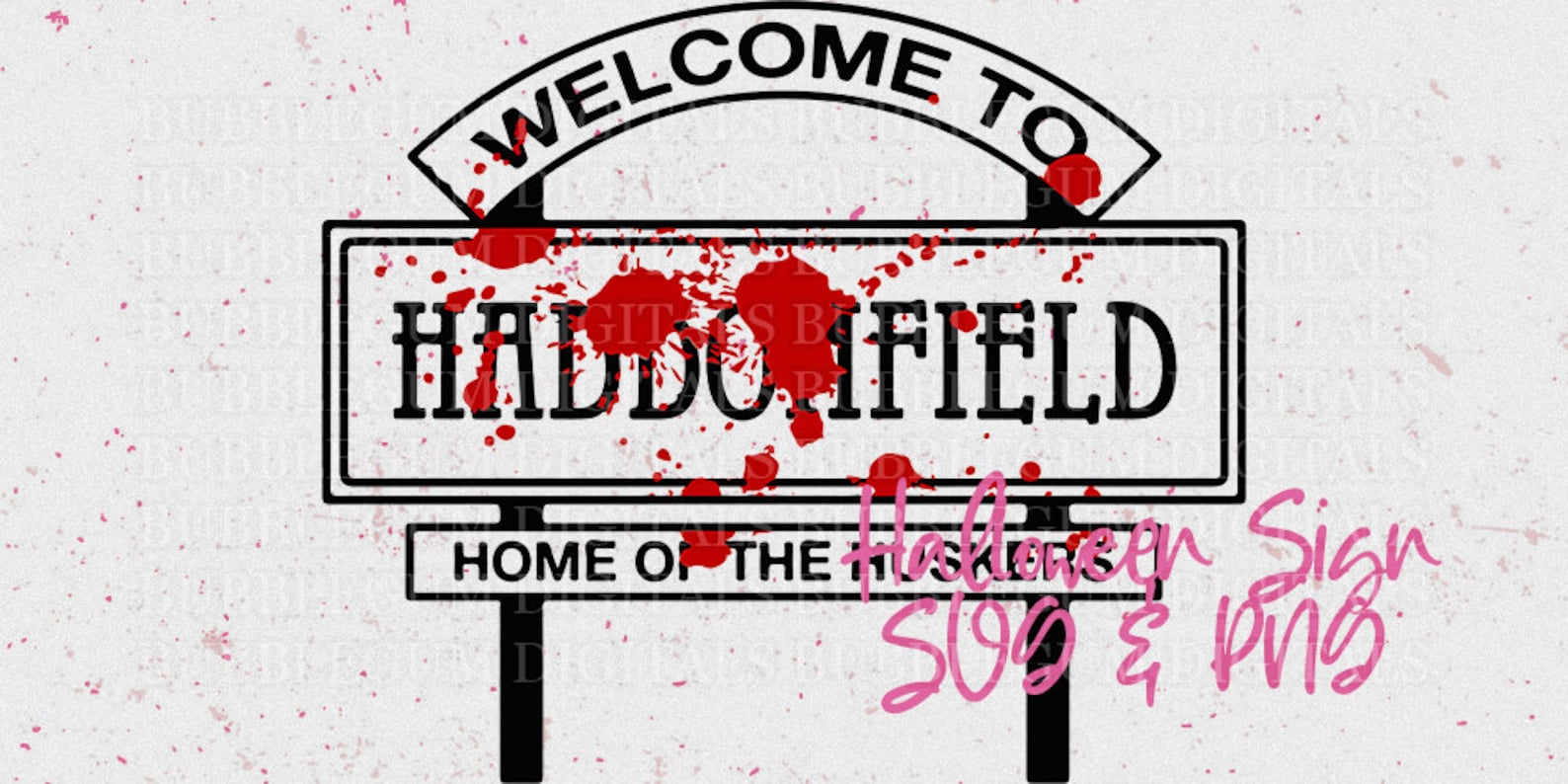 Haddonfield Sign - SVG & PNG - Etsy