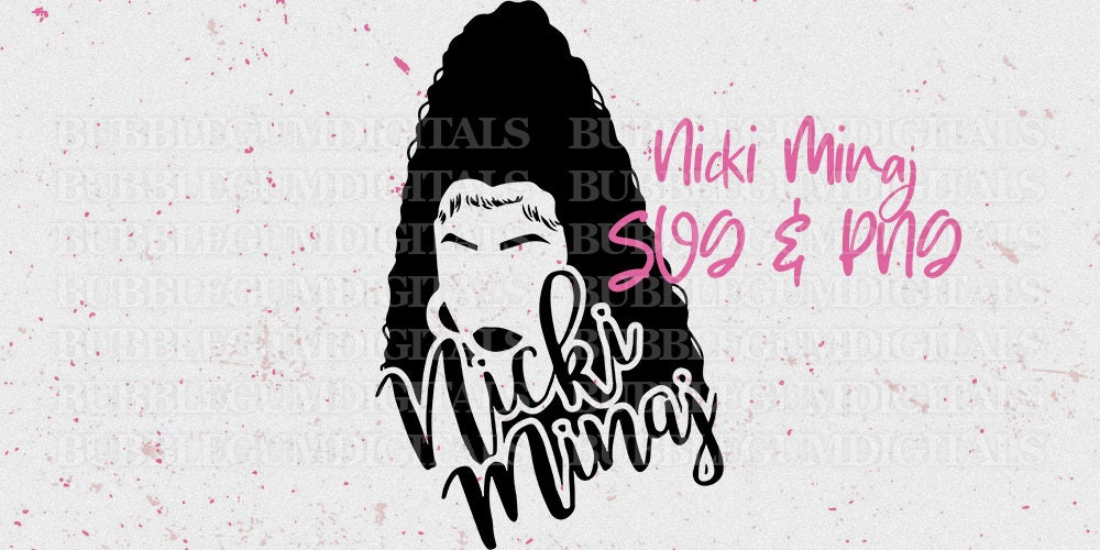 Nicki Minaj SVG & PNG - Etsy Hong Kong
