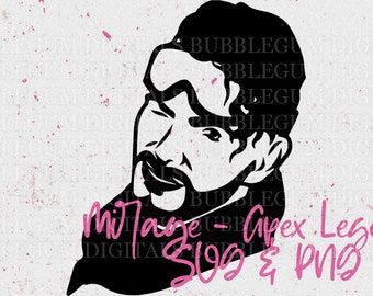 Apex Legends SVG Download Mirage Wattson Crypto Loba Rampart Vector ...