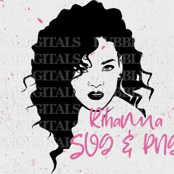 Rihanna Svg - Etsy
