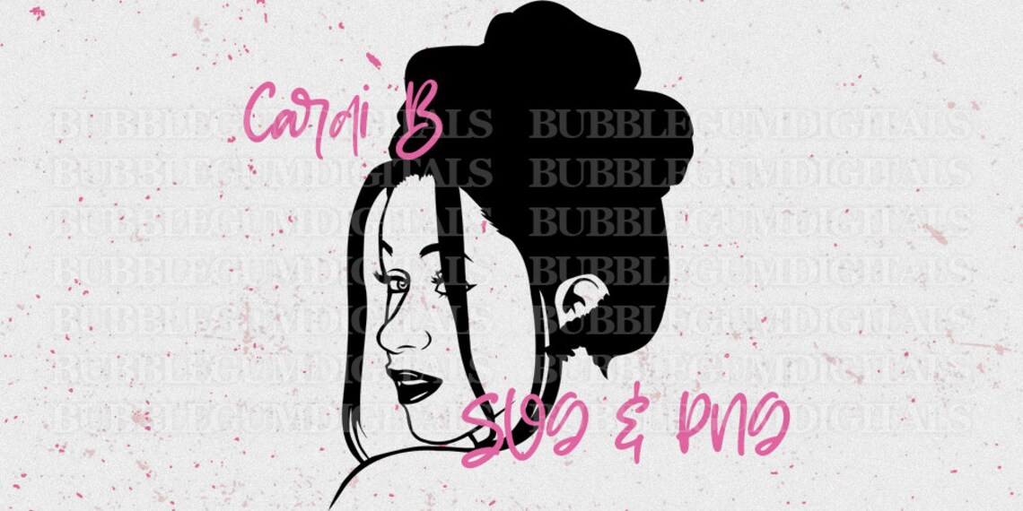 Cardi B - SVG & PNG - Etsy
