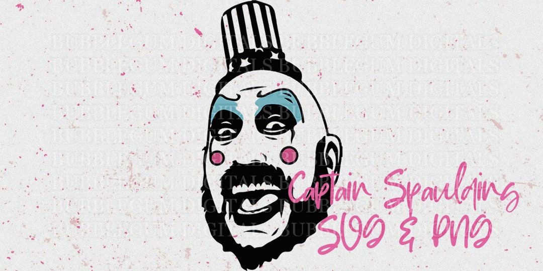 Captain Spaulding - SVG & PNG - Etsy
